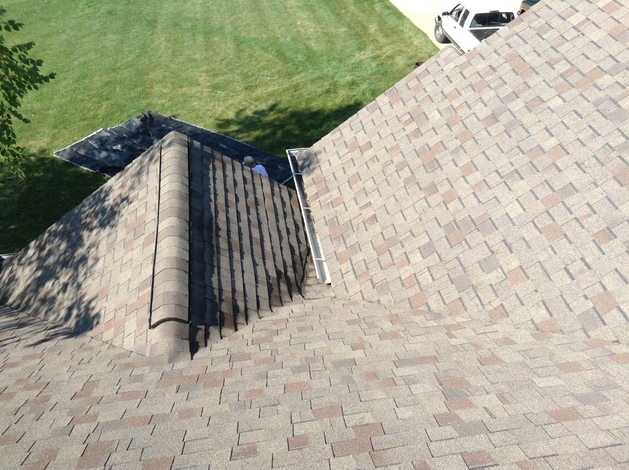 Roofing Repairs Roof Saddle | Steve Way Builders, LLC | Remodeling Lansing
